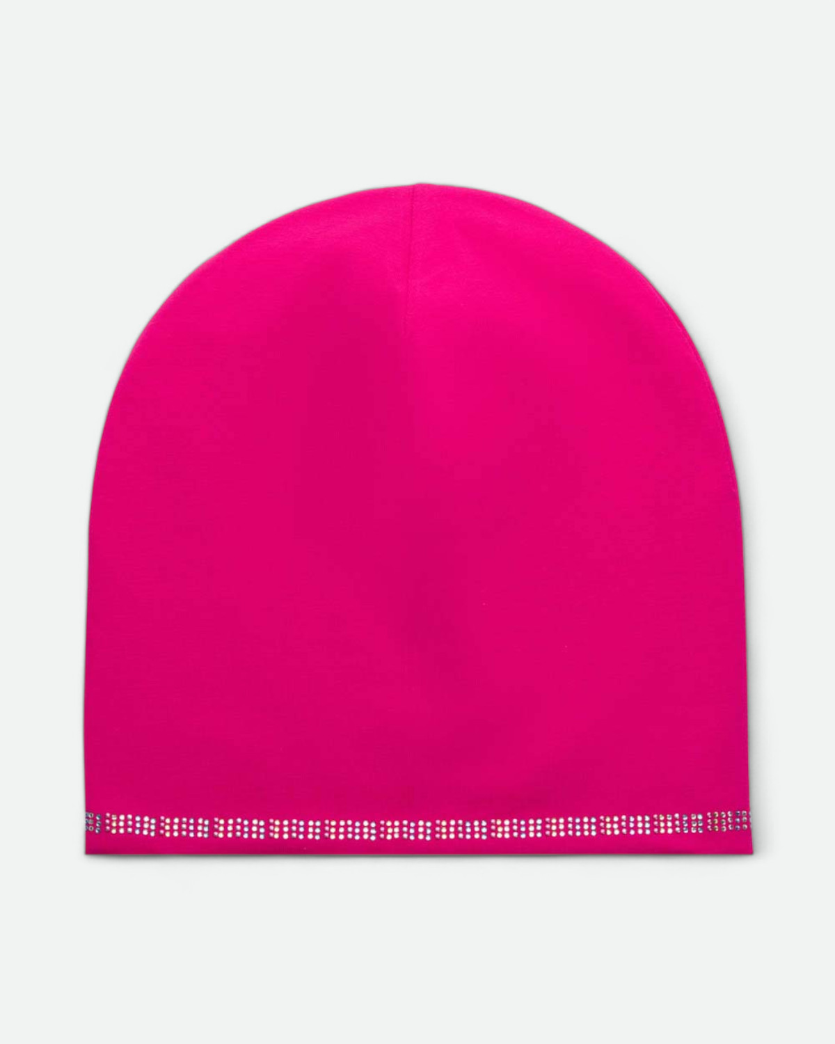 Шапка трикотажная со стразами для девочки Chobi